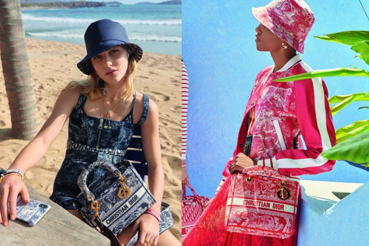 Dior dévoile ses articles de plage avec sa collection Dioriviera