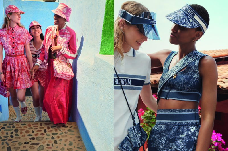 Dior dévoile ses articles de plage avec sa collection Dioriviera