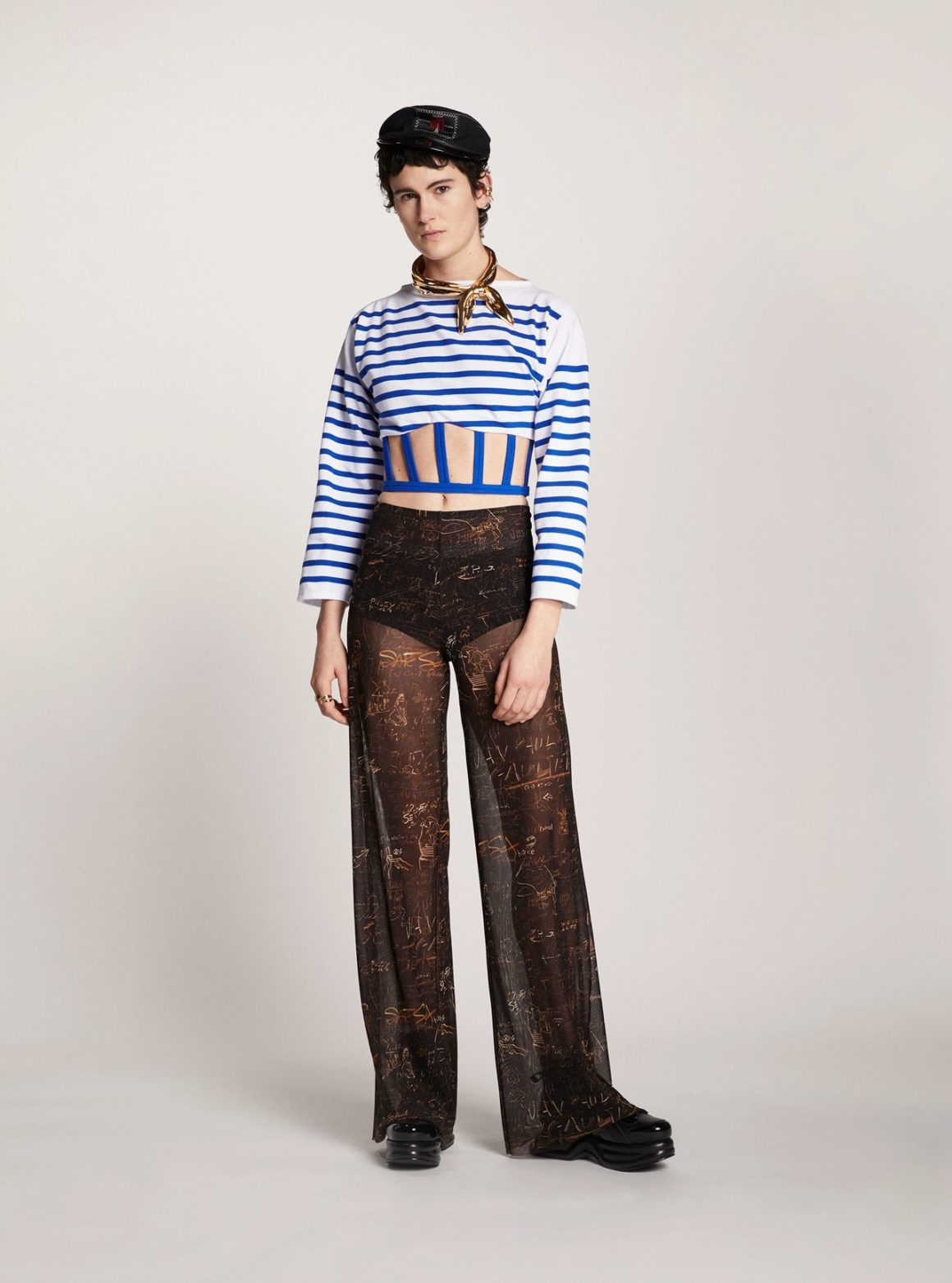 Jean Paul Gaultier mise tout sur la marinière pour sa nouvelle ligne de ...