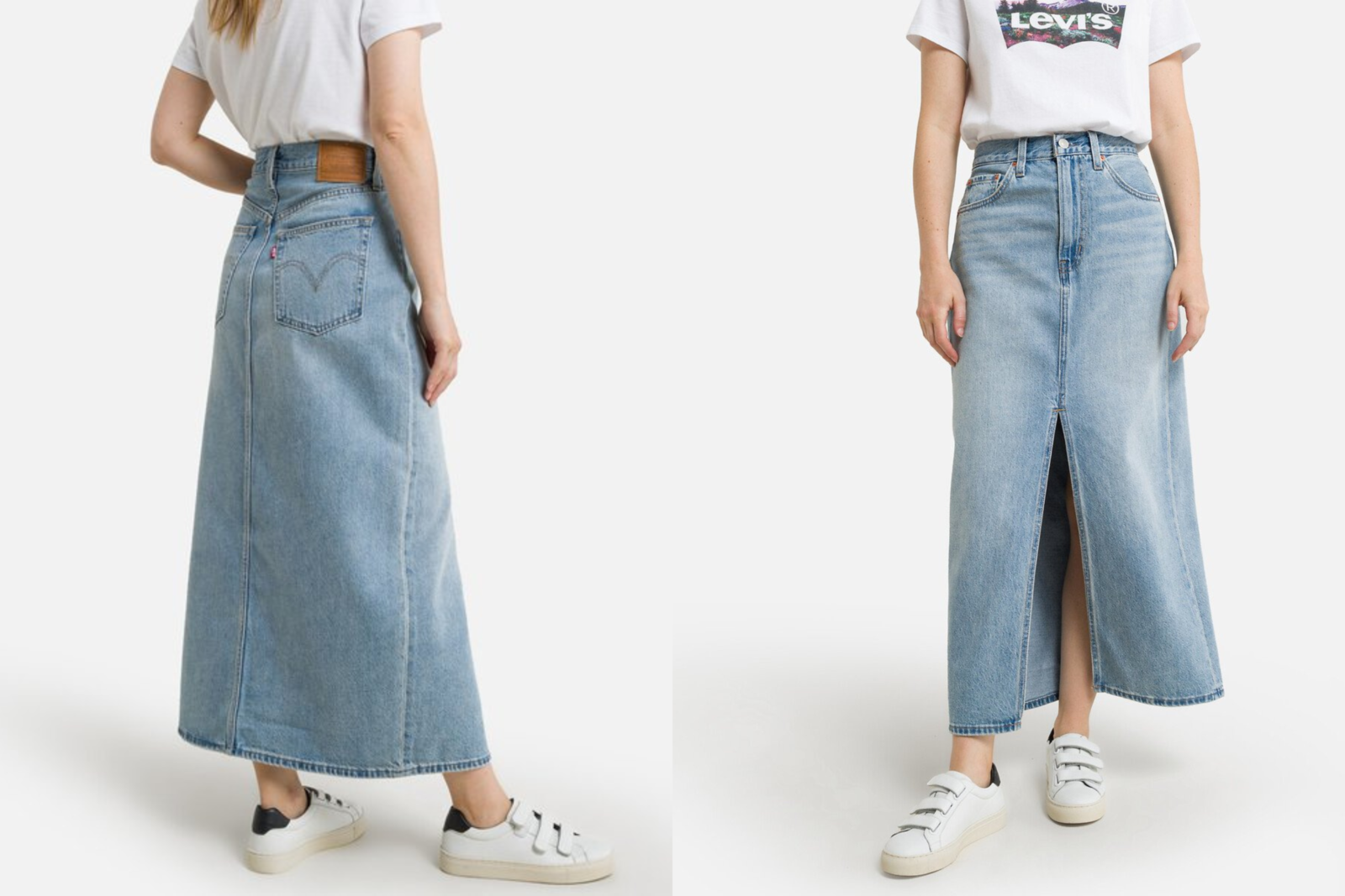 Voici où trouver des jupes longues en jean